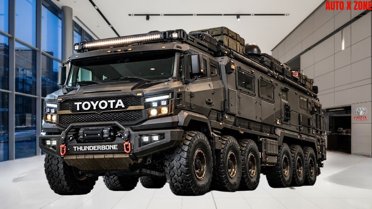 This 12x12 Toyota 2026 THUNDERBONE is the CRAZIEST Motorhome Ever Built ...